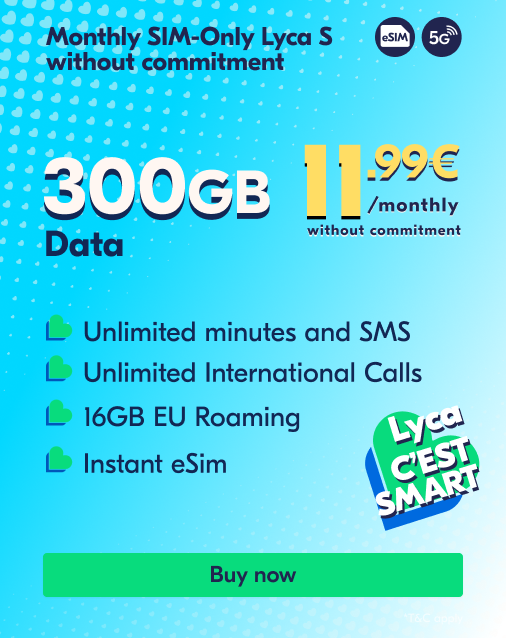 Mobile Plans from €4.99 – 5G SIM-Only Deals, No Contract | Lyca Mobile
