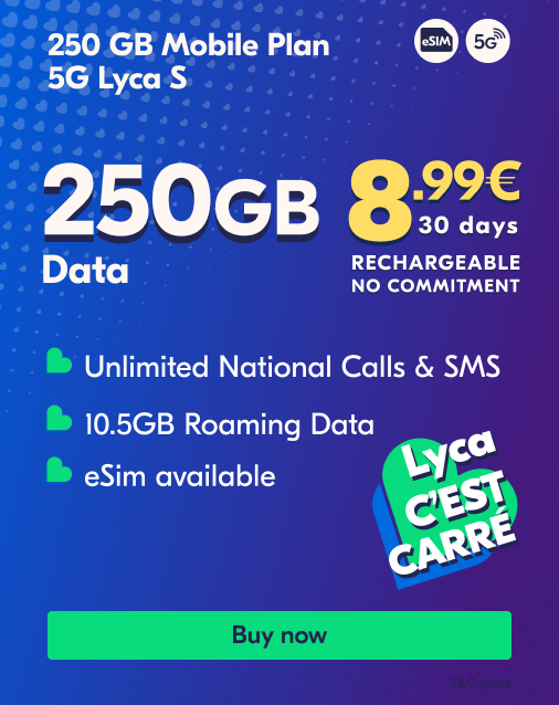 Mobile Plans from €4.99 – 5G SIM-Only Deals, No Contract | Lyca Mobile