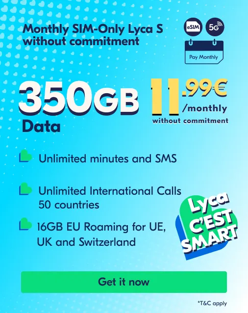 Lyca Mobile France: 5G SIM-Only, Unlimited Calls & Data