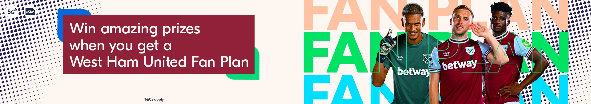 West Ham United Fan SIM Plan - Lyca Mobile UK